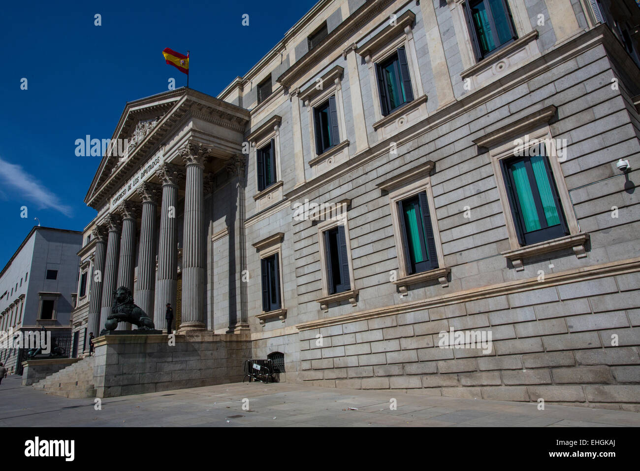 Parliament building in Madrid, Spain Stock Photo - Alamy
