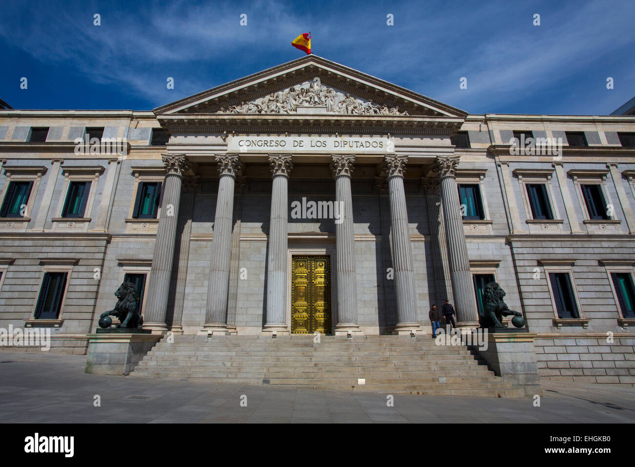 Parliament building in Madrid, Spain Stock Photo - Alamy
