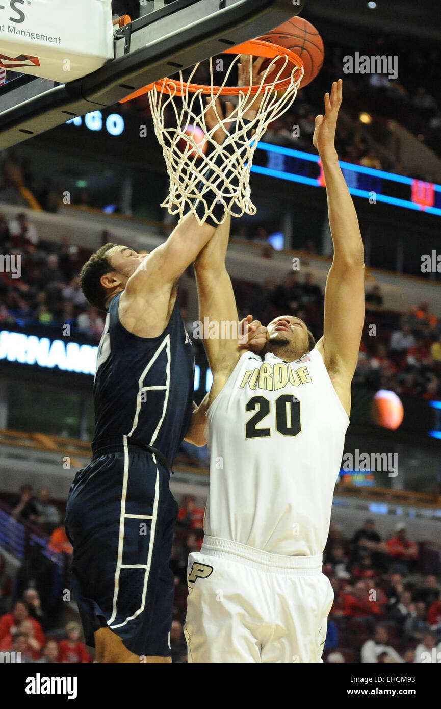 March 13, 2015: Penn State Nittany Lions forward Ross Travis (43) and ...