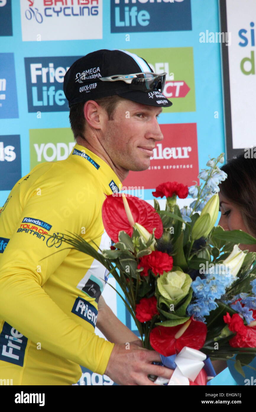 Mark Renshaw wins stage two of The Tour of Britain Featuring: Mark ...