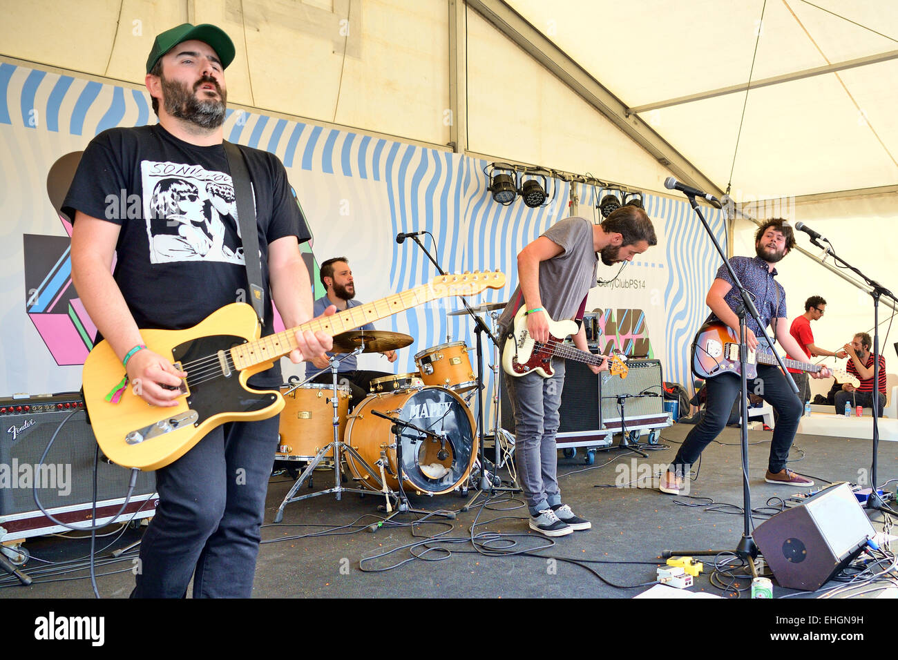 BARCELONA - MAY 30: Murciano Total (Spanish band) in concert at ...