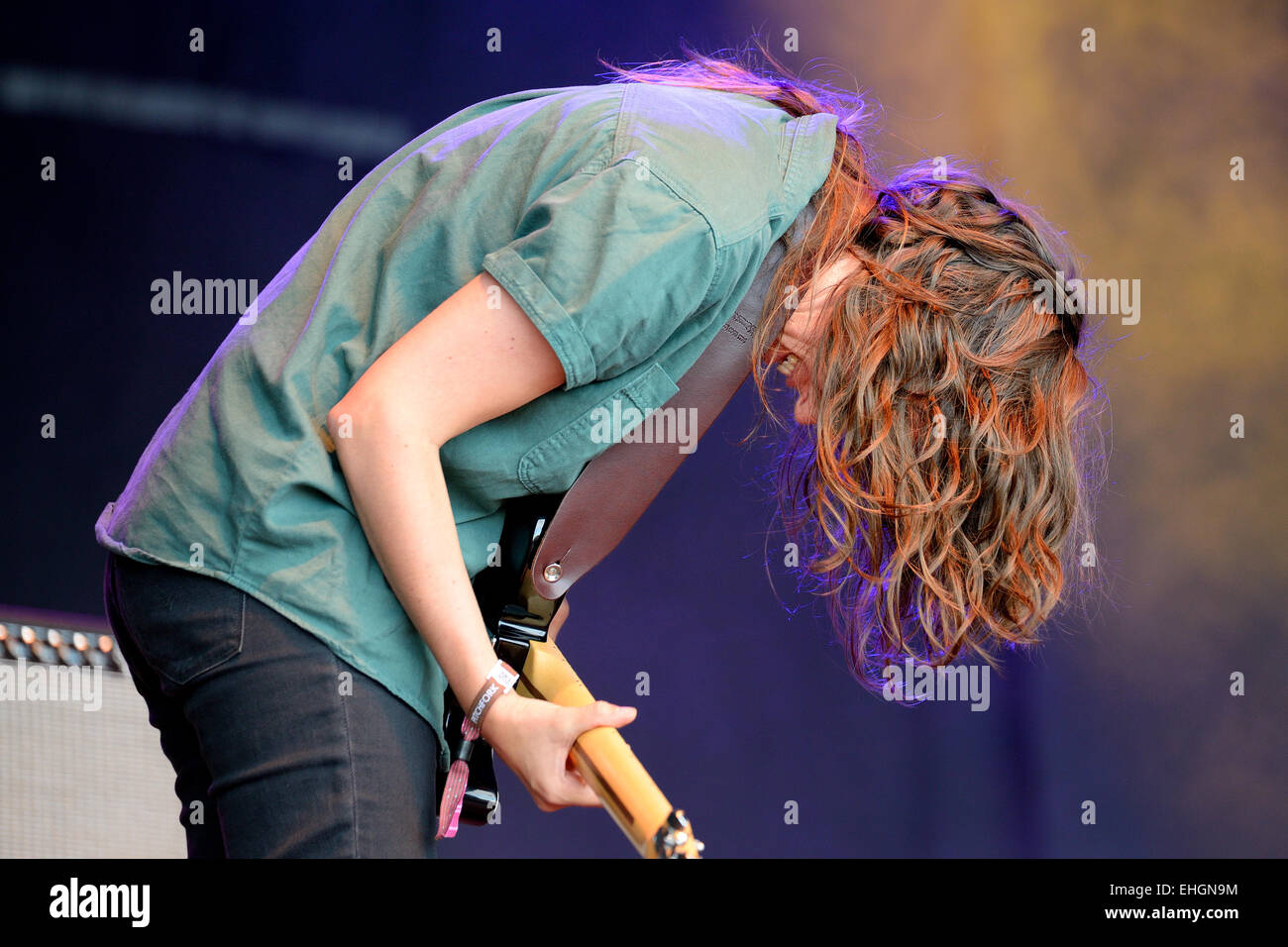 BARCELONA - MAY 29: Courtney Barnett (singer and electric guitar player ...