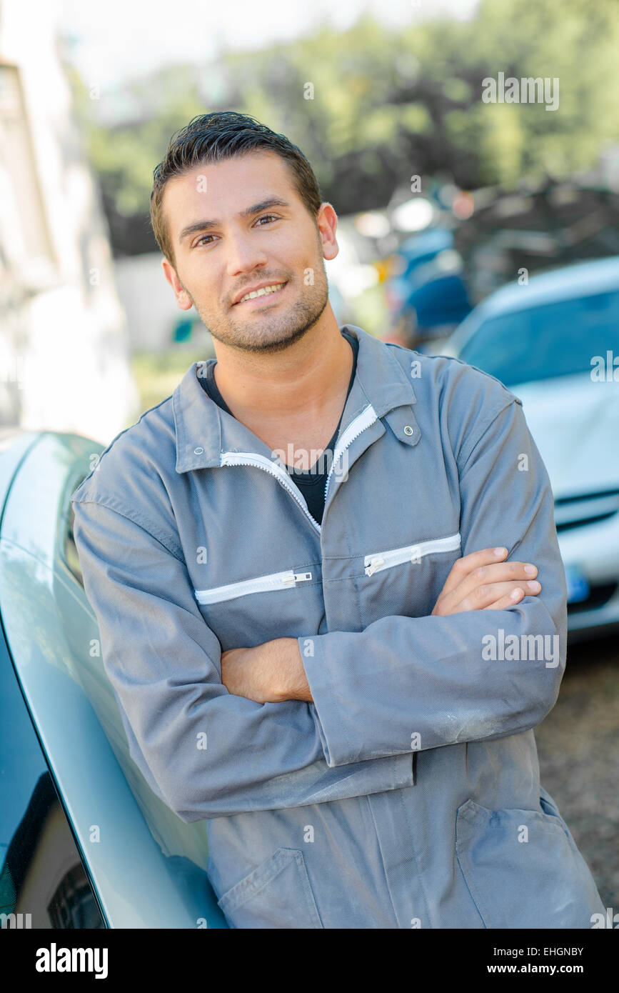 Mechanic dungarees hi-res stock photography and images - Alamy