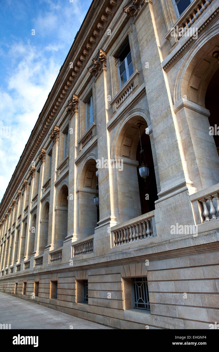 Facade of the Opera of Bordeaux, France Stock Photo - Alamy