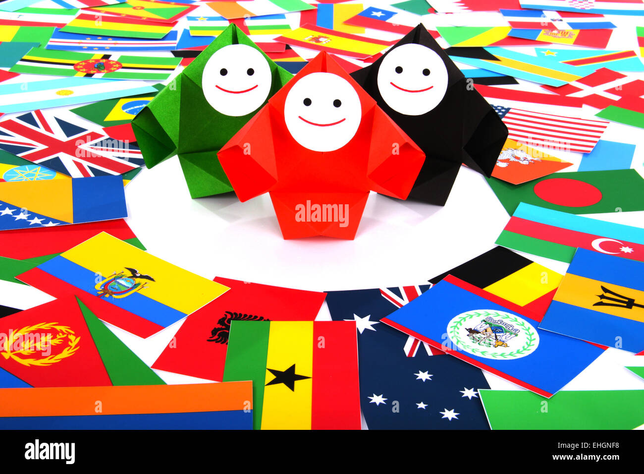 Conceptual image of international relations Stock Photo - Alamy