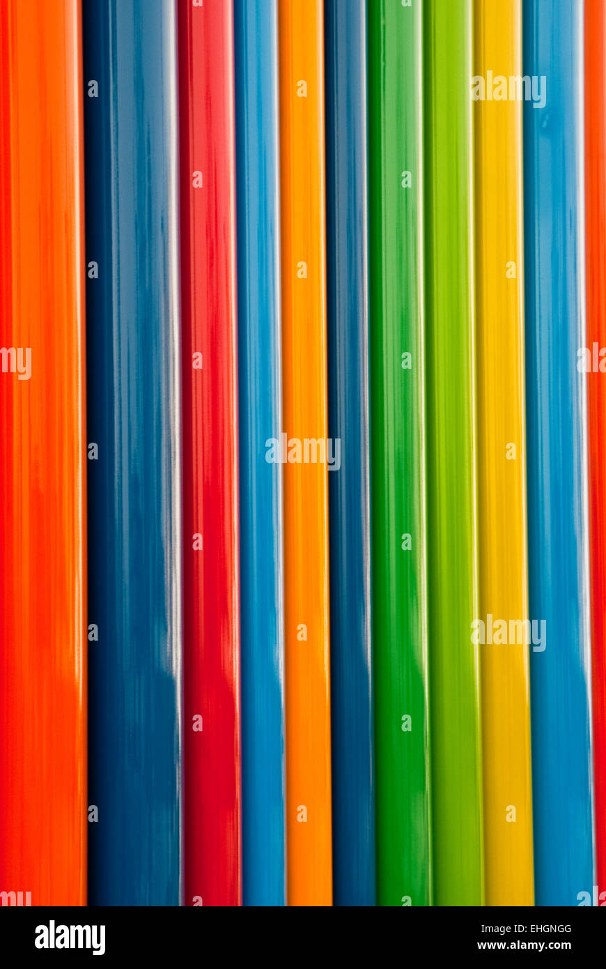 Lines of full spectrum primary colors Stock Photo - Alamy