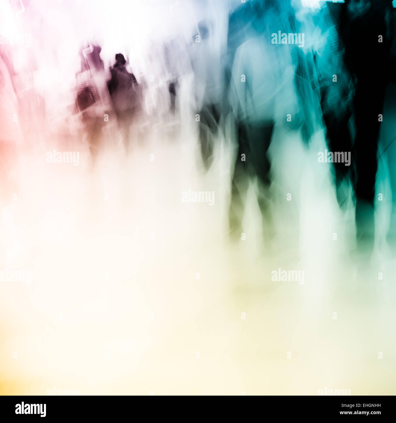 Large crowd of people leaving hi-res stock photography and images - Alamy