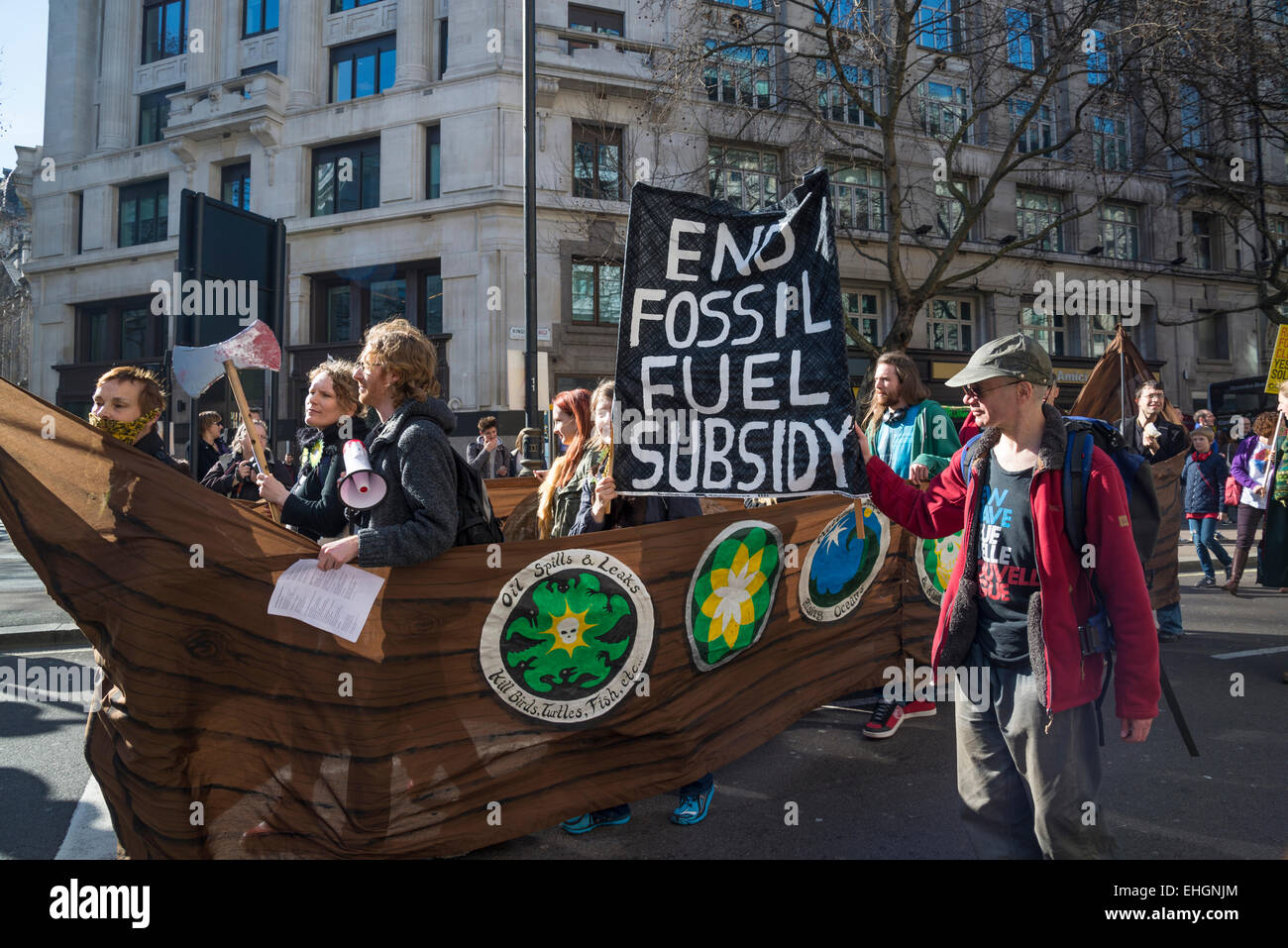 Fossil fuel demo hi-res stock photography and images - Alamy