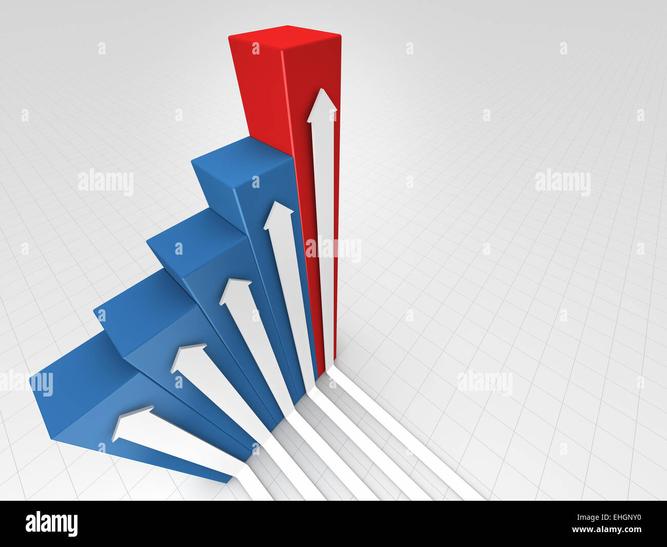 The bar chart and arrows hi-res stock photography and images - Alamy