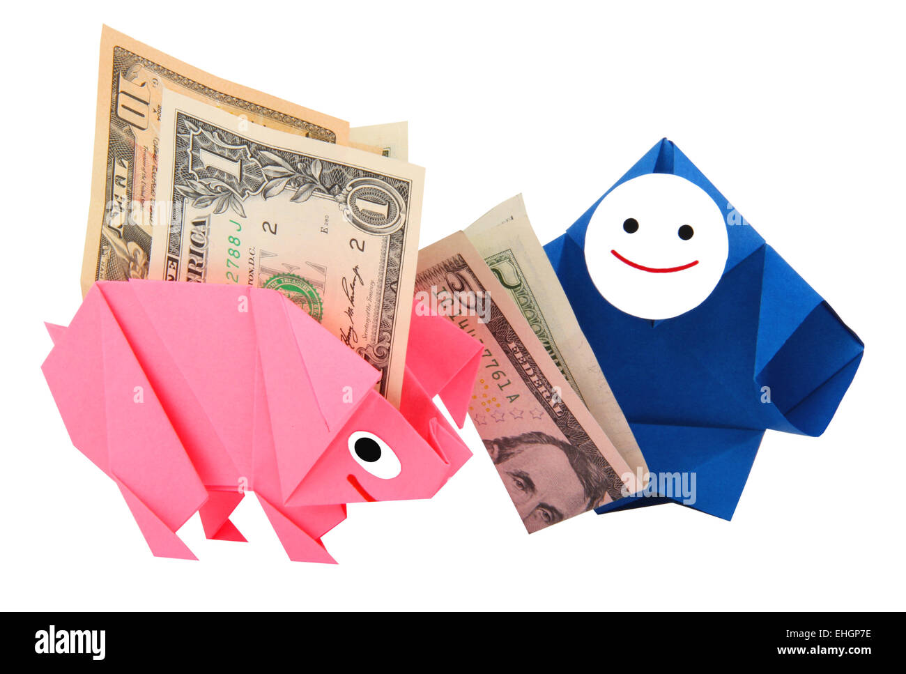 Conceptual image of money / earnings Stock Photo - Alamy