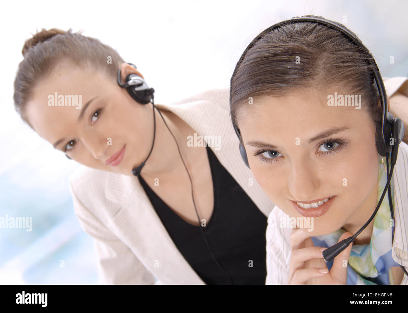 Female customer service representatives hi-res stock photography and ...