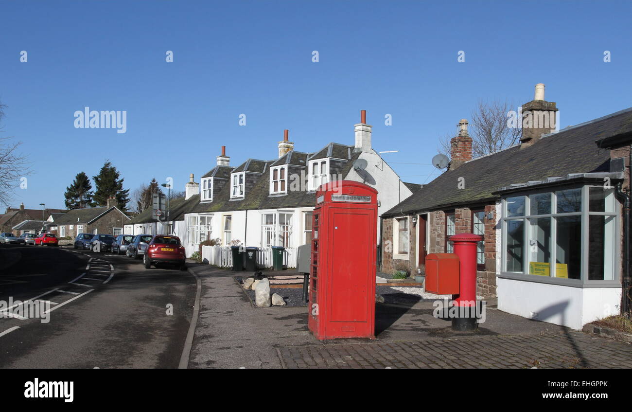 Longforgan street scene Scotland March 2015 Stock Photo - Alamy