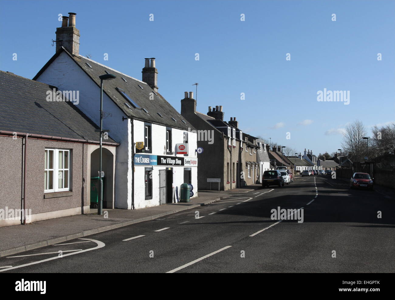 Longforgan Village Shop Scotland March 2015 Stock Photo - Alamy