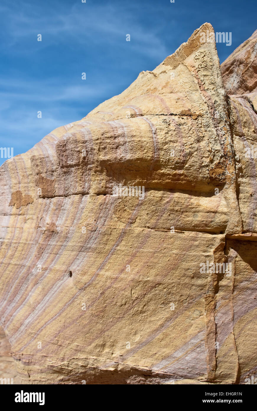 Sandstone rock formations imitate shark fins Stock Photo - Alamy