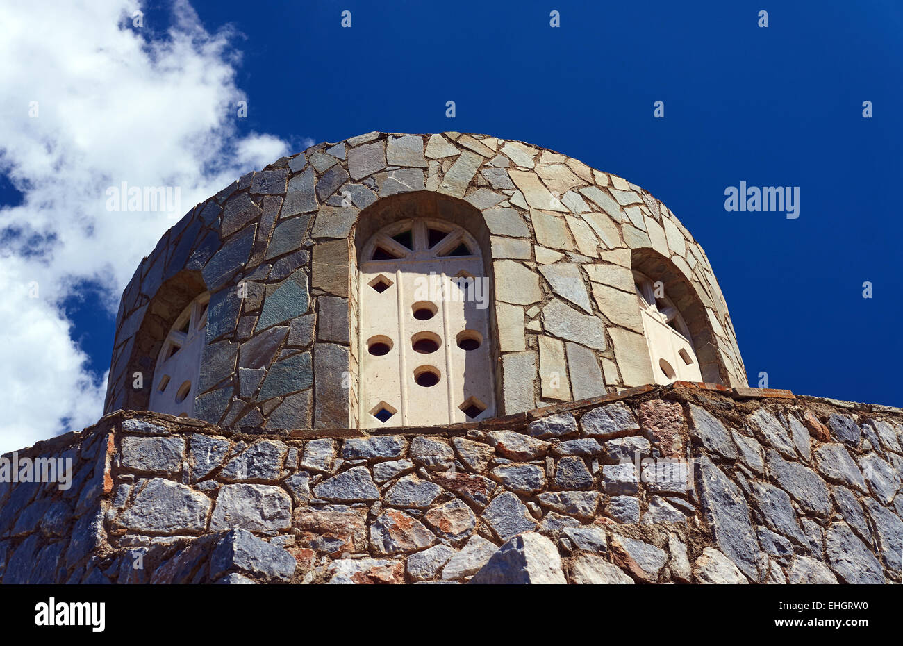 The dome of the Byzantine church on the island of Crete Stock Photo - Alamy