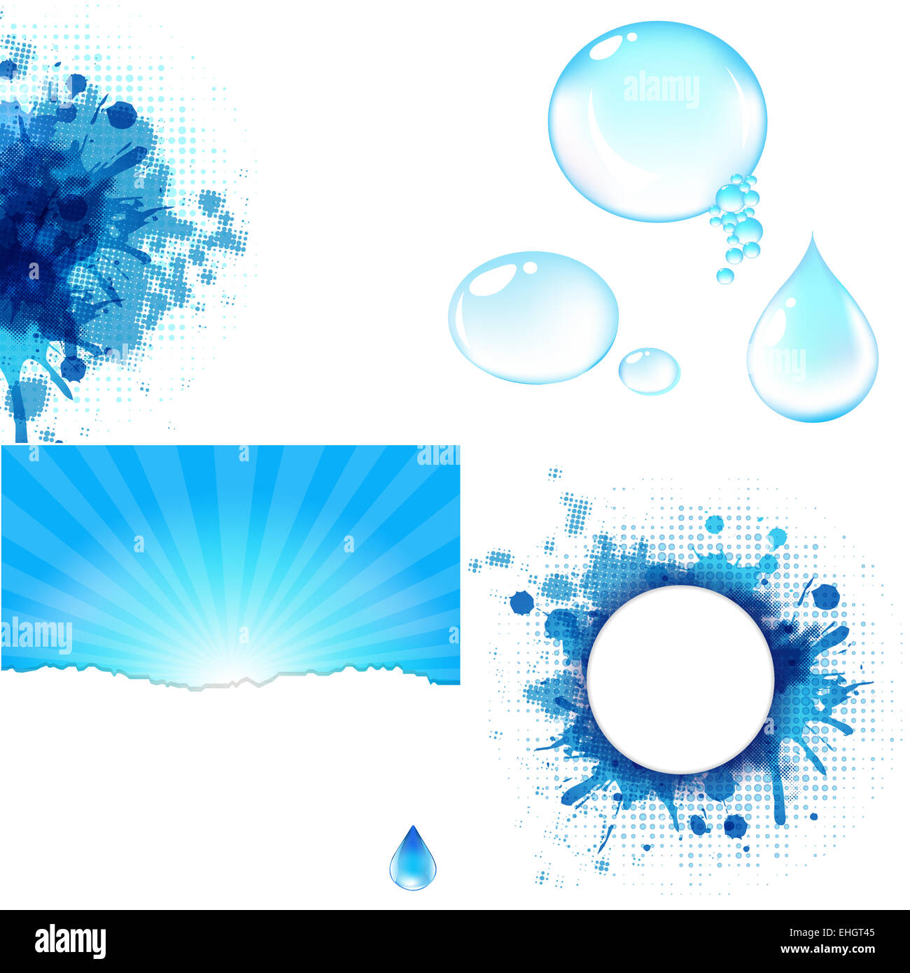 Water Symbol Big Set Stock Photo - Alamy
