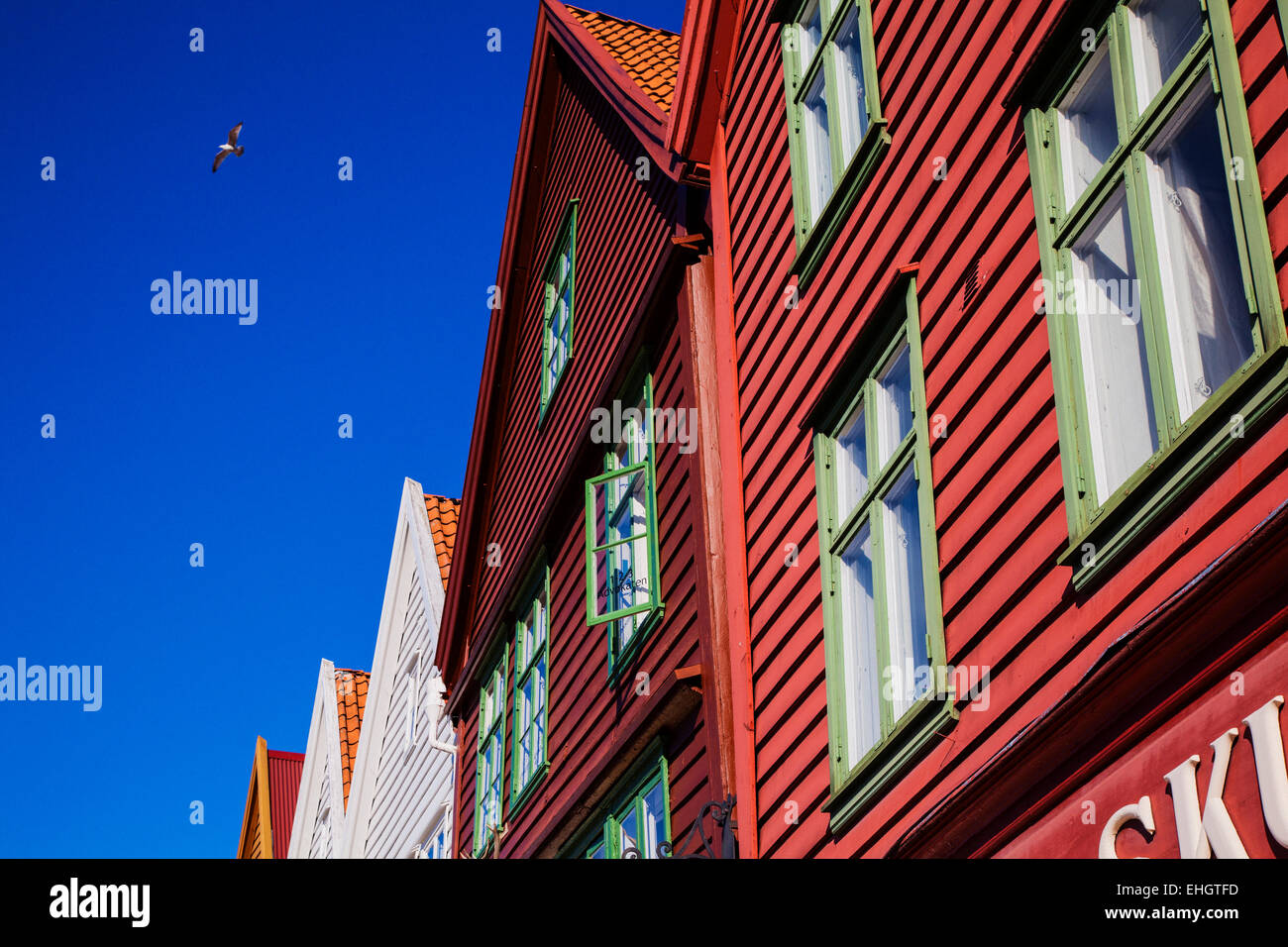 Bryggen hanseatic wharf bergen hi-res stock photography and images - Alamy