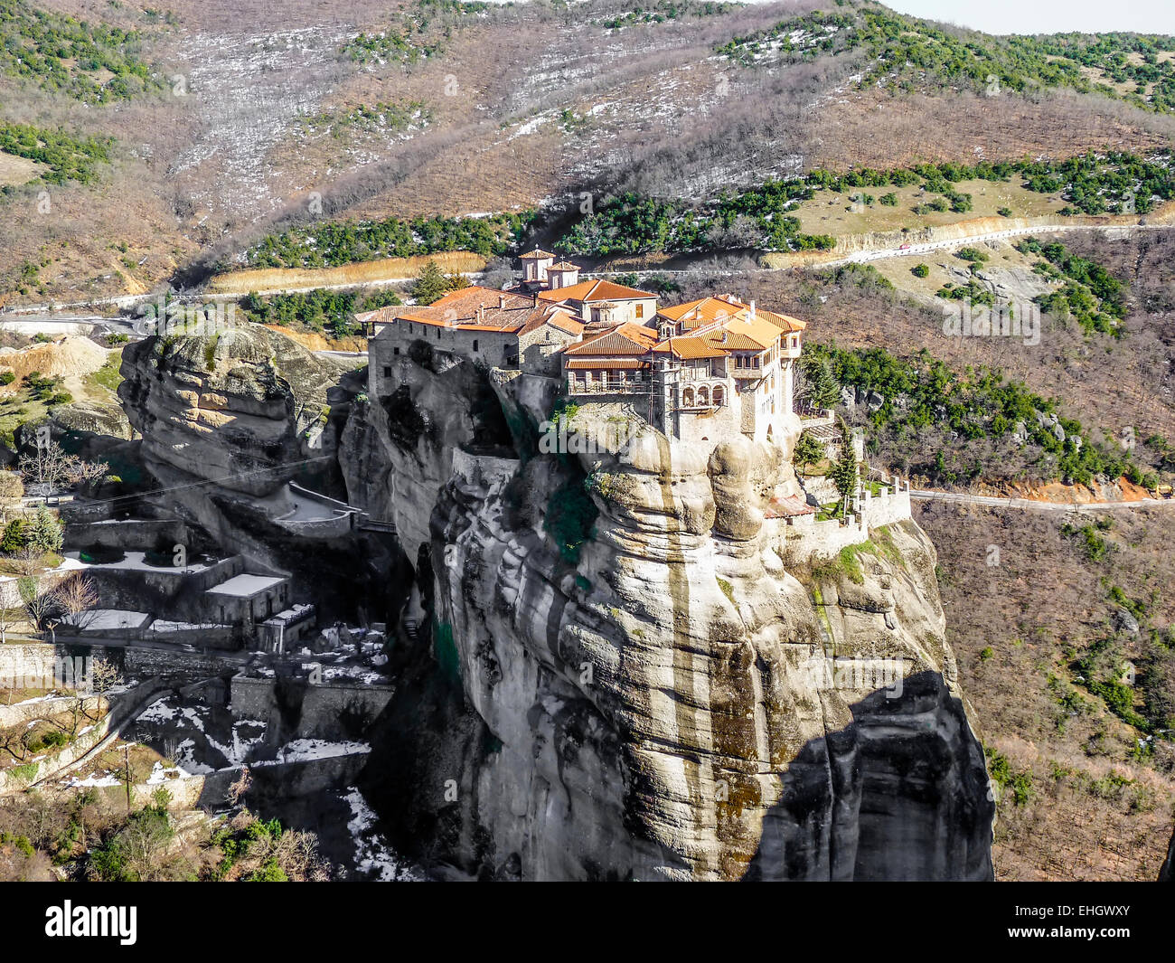 Monastery of Holy Trinity at Meteora, Greece Stock Photo - Alamy