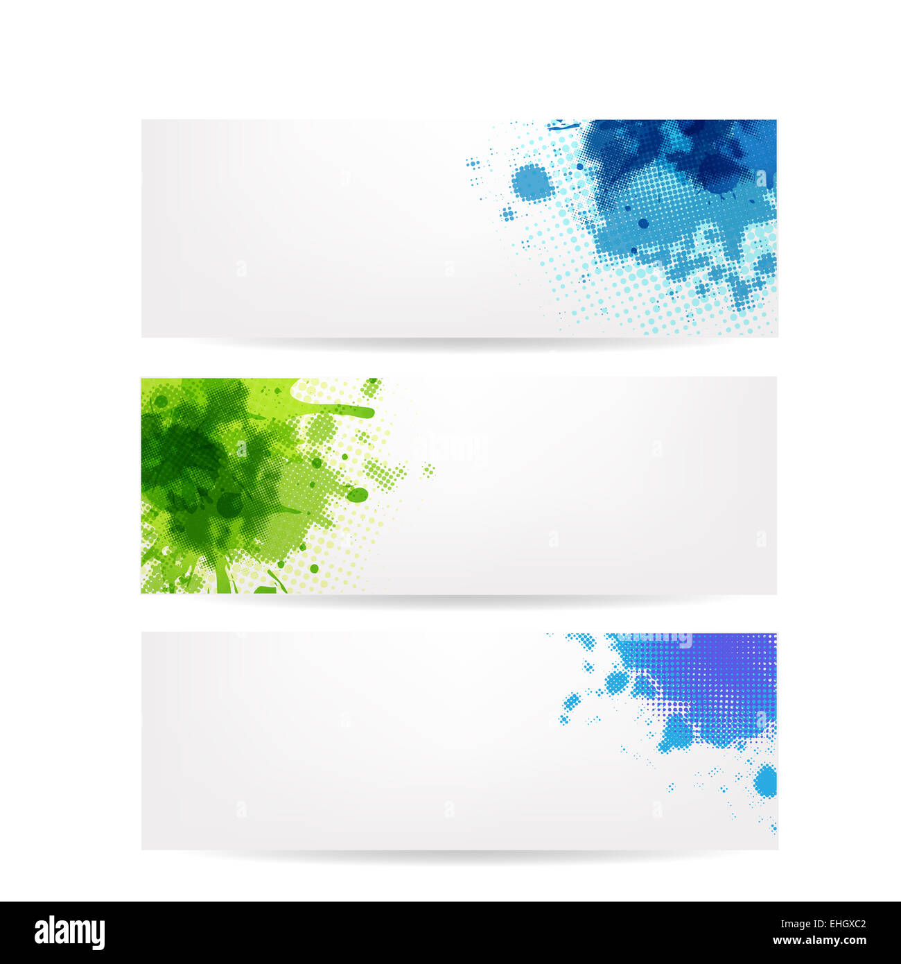 Set modern banners template Cut Out Stock Images & Pictures - Alamy