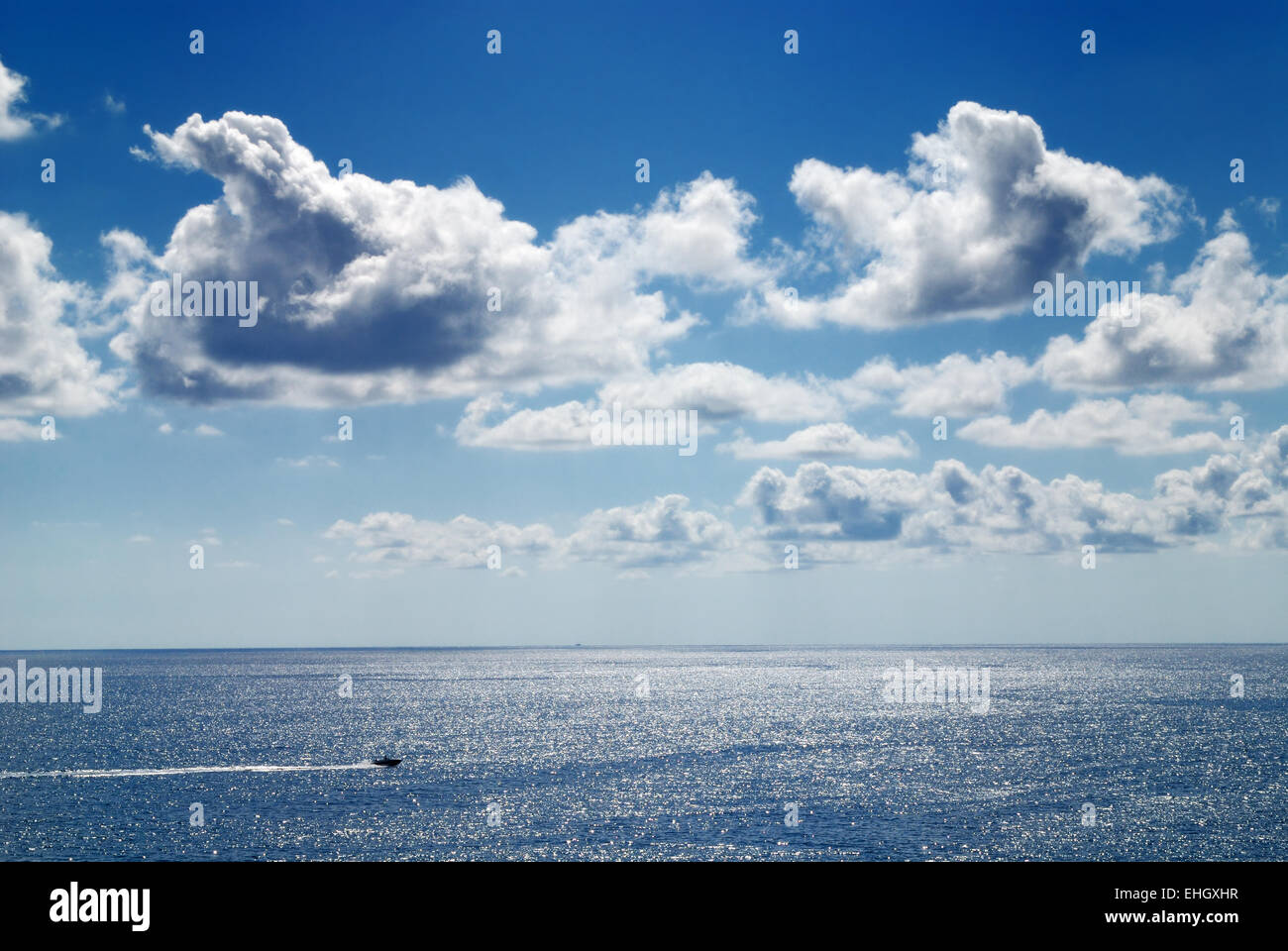 cloudy sky and sea Stock Photo - Alamy