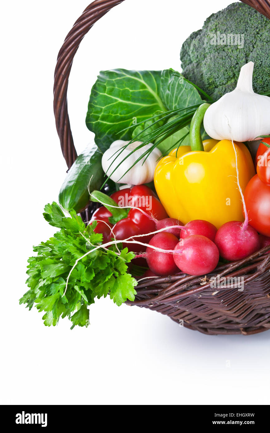 Vegetables basket hi-res stock photography and images - Alamy