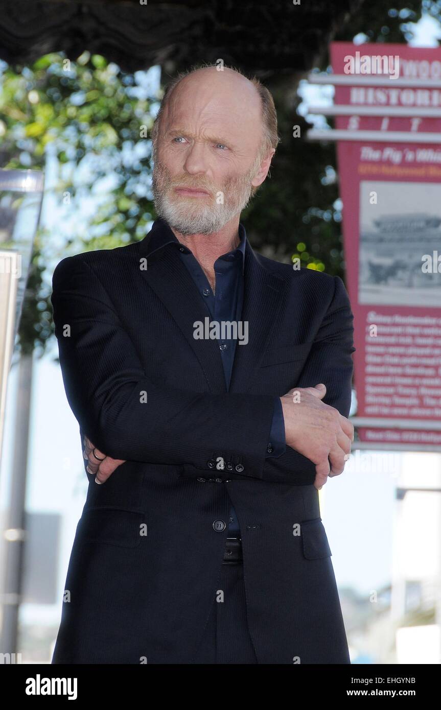 Los Angeles, CA, USA. 13th Mar, 2015. Ed Harris at the induction ...
