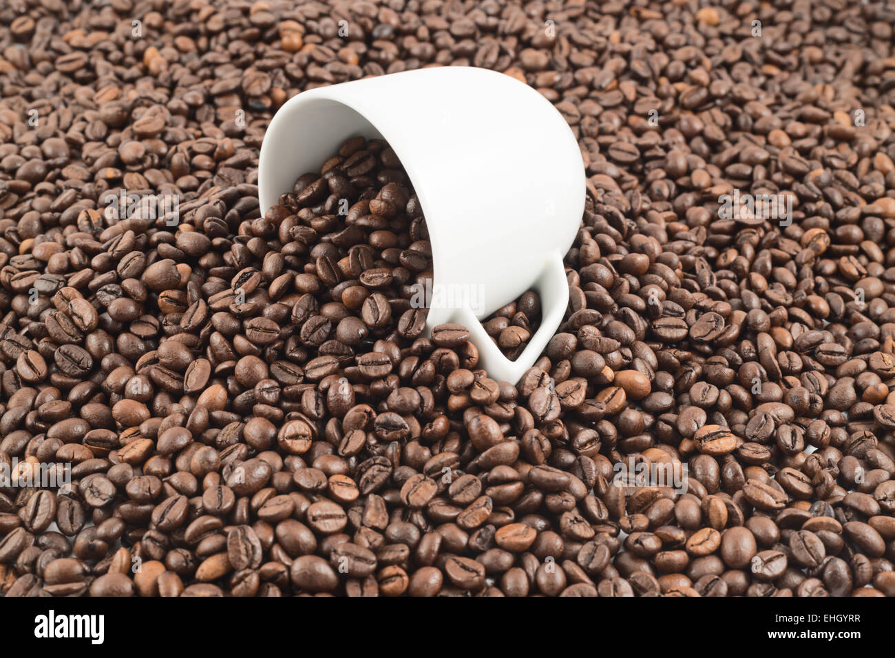 Coffee themed background composition Stock Photo - Alamy