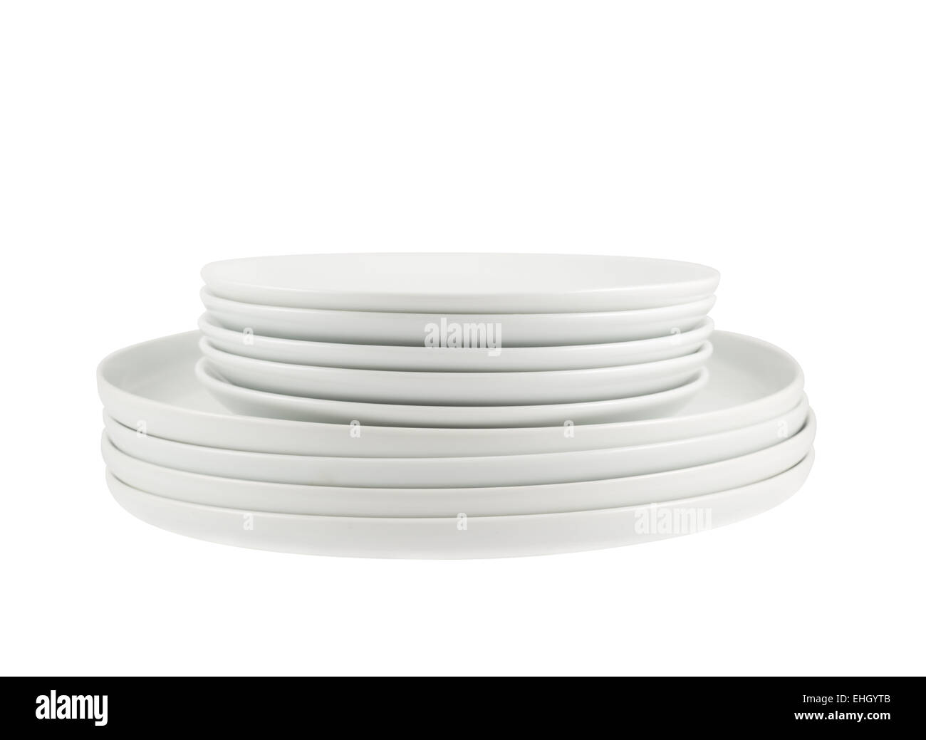 Plate pile buffet Cut Out Stock Images & Pictures - Alamy