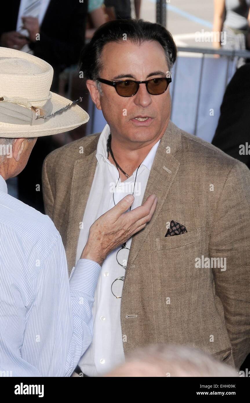 Los Angeles, CA, USA. 13th Mar, 2015. Andy Garcia at the induction ...