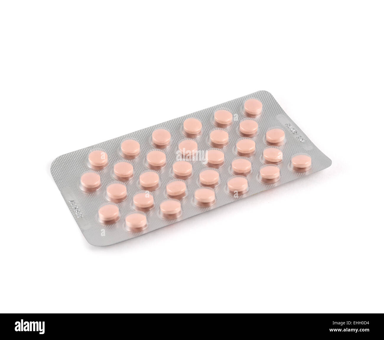 Blister bubble pack of pills isolated Stock Photo - Alamy