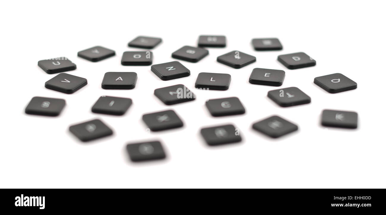 Computer keyboard key font letter hi-res stock photography and images ...