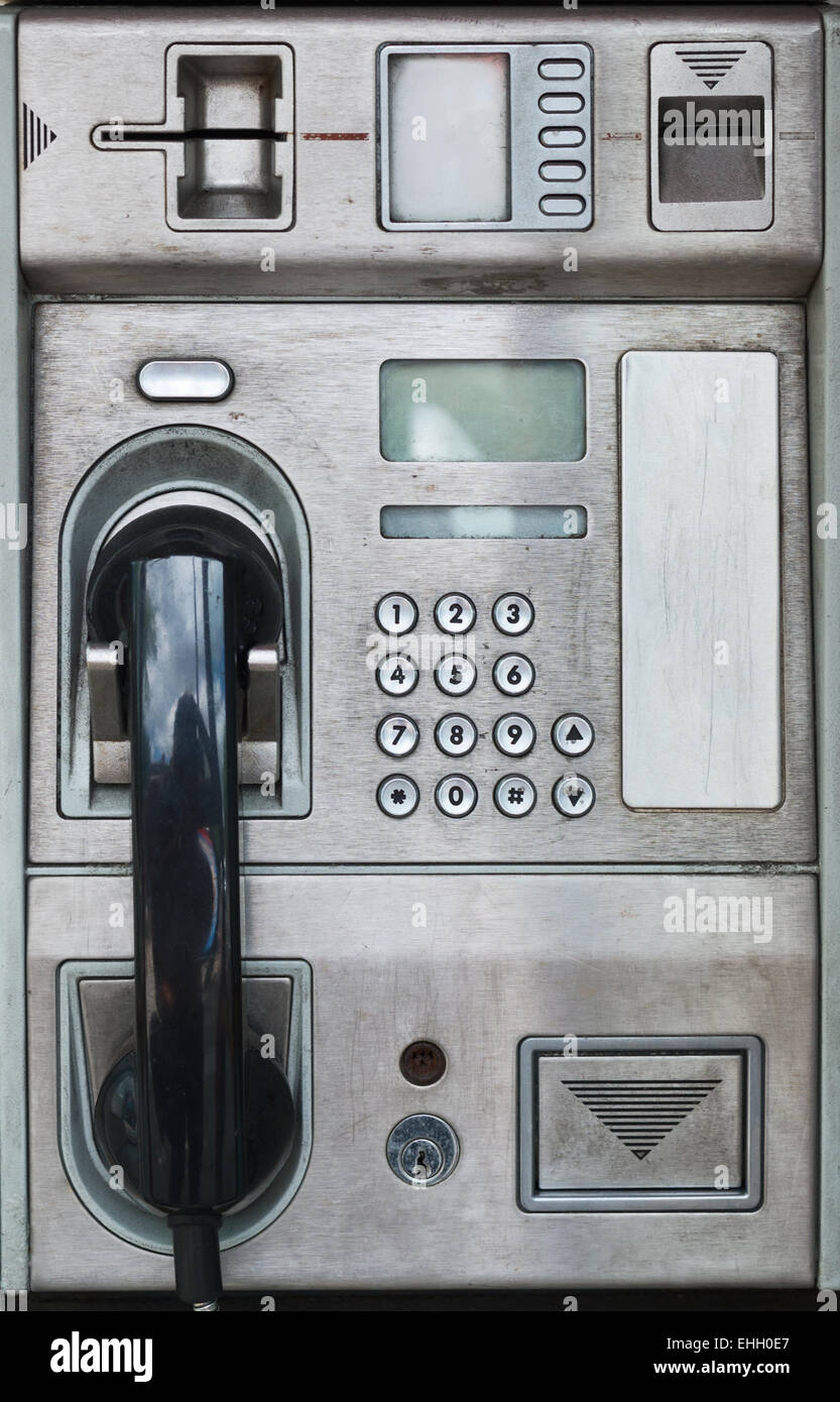 Payphone with dial hi-res stock photography and images - Alamy
