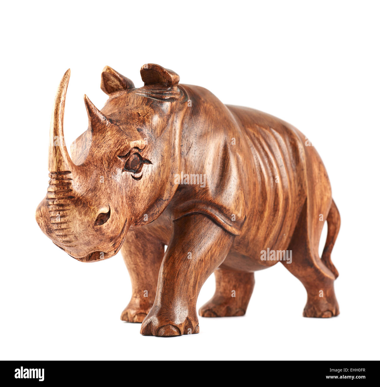 Rhinoceros rhino sculpture Stock Photo - Alamy