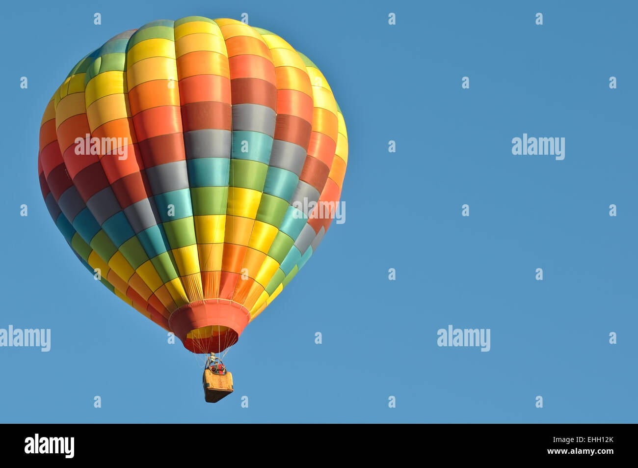 Hot Air Balloon Race Stock Photo - Alamy