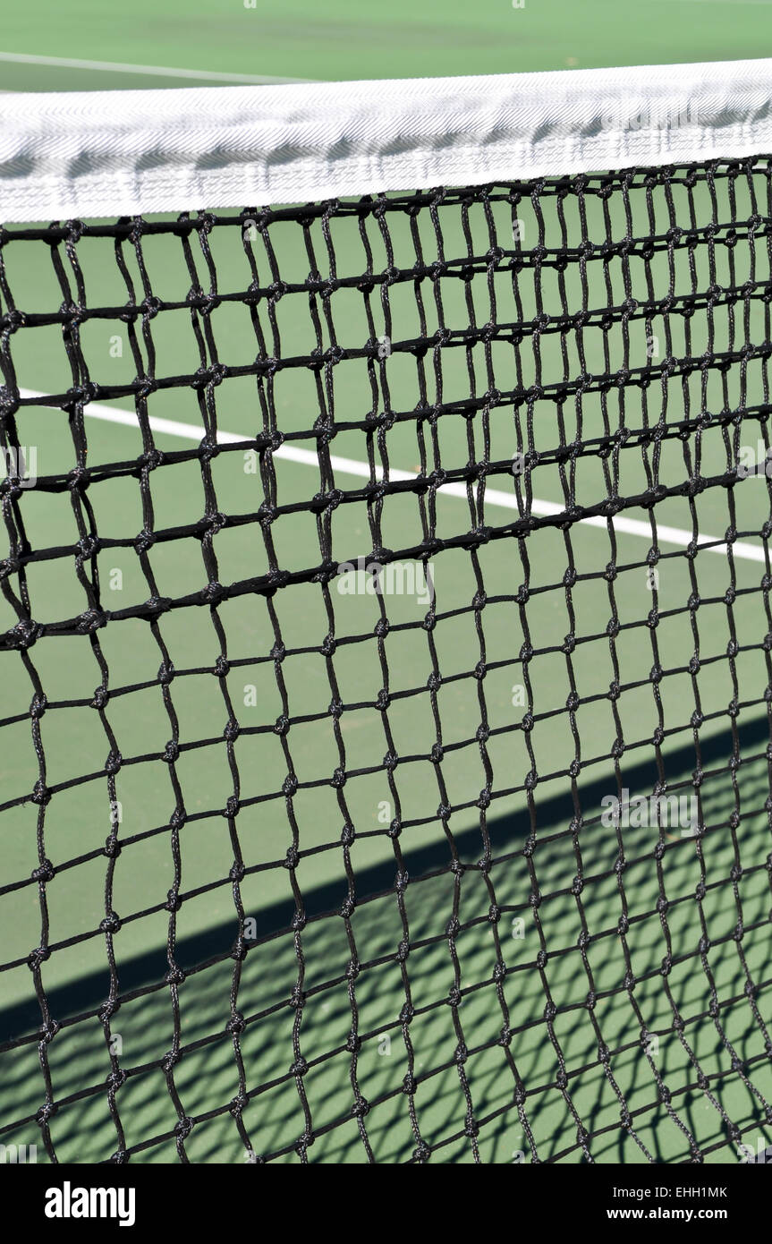 Tennis Court Net Close Up Stock Photo - Alamy