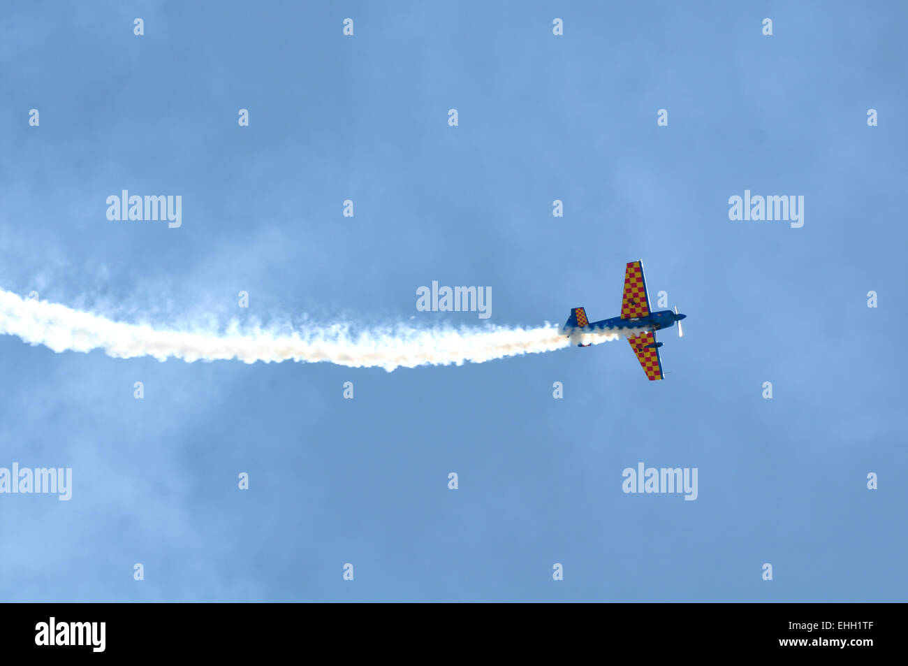 Trick Stunt Airplane Stock Photo - Alamy