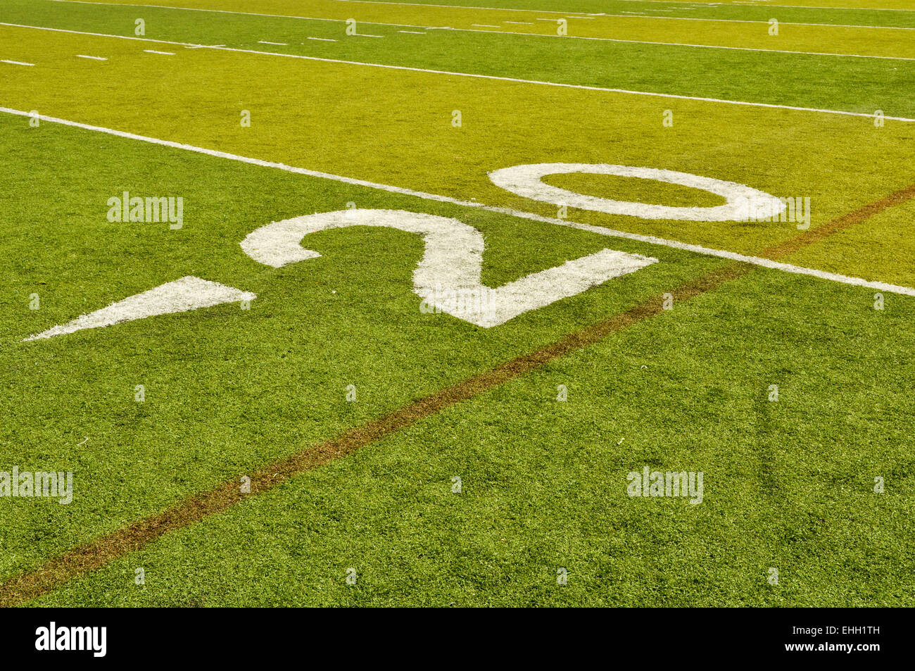 Twenty Yard Line Stock Photo - Alamy