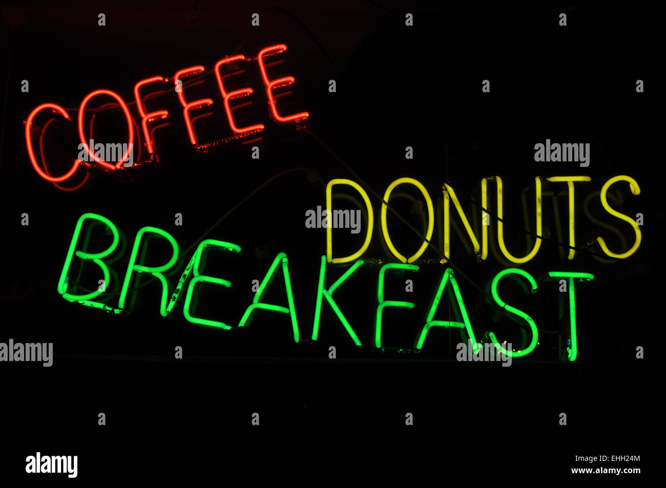 Neon bakery sign hi-res stock photography and images - Alamy