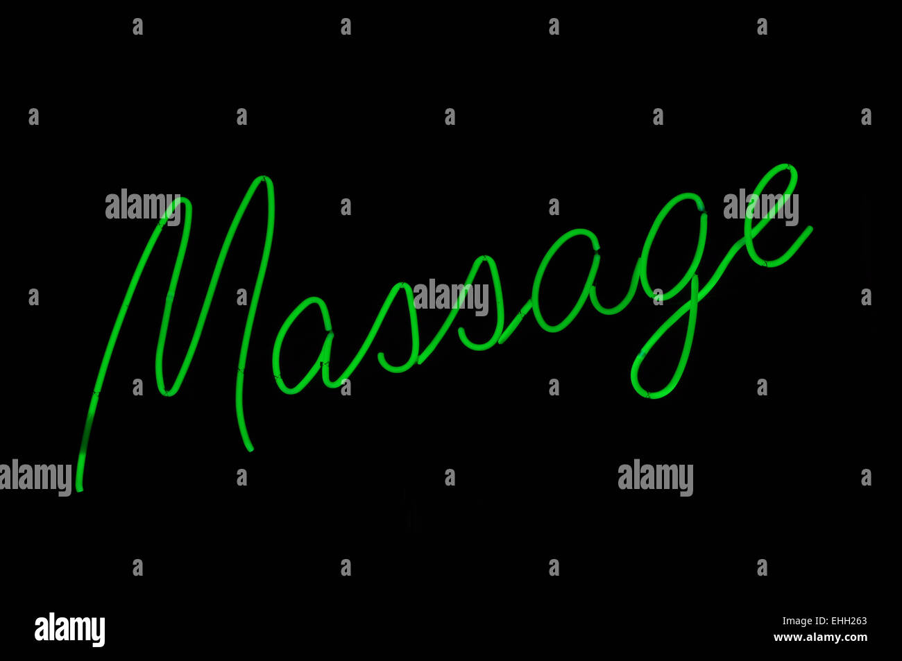 Massage shop sign hi-res stock photography and images - Alamy