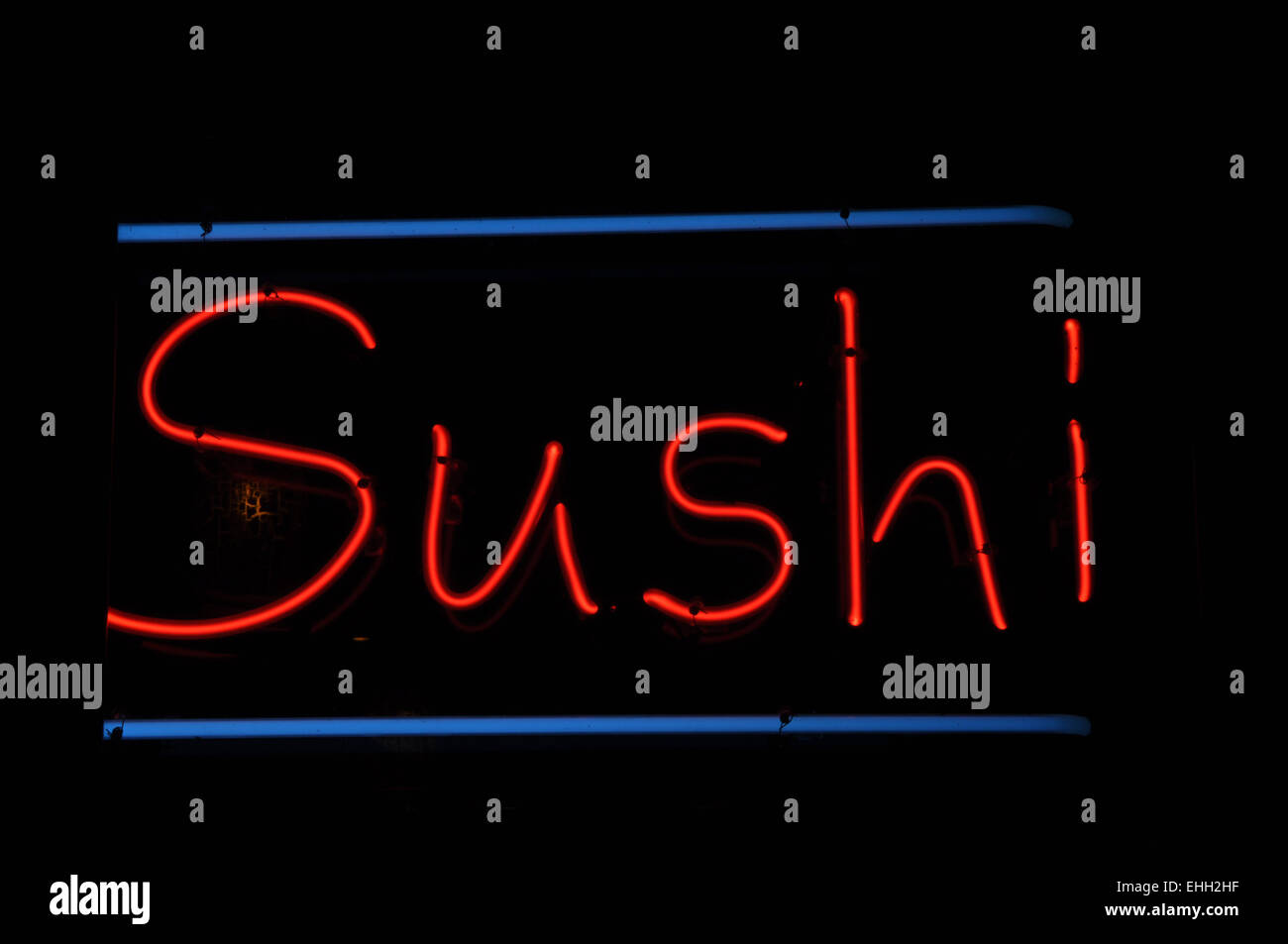 Neon sushi sign hi-res stock photography and images - Alamy