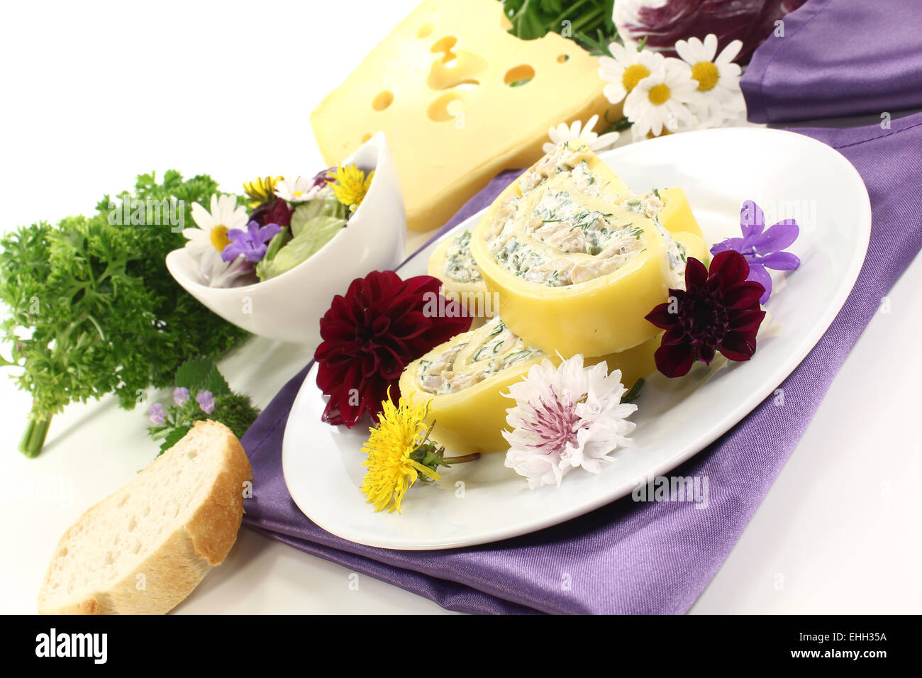 fresh cheese rolls Stock Photo - Alamy