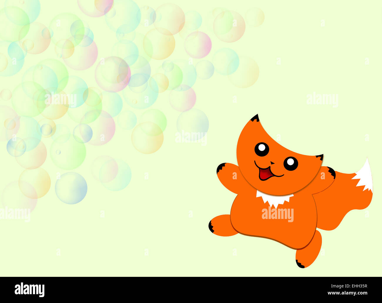 Abstract border frame, has cartoon picture Stock Photo - Alamy
