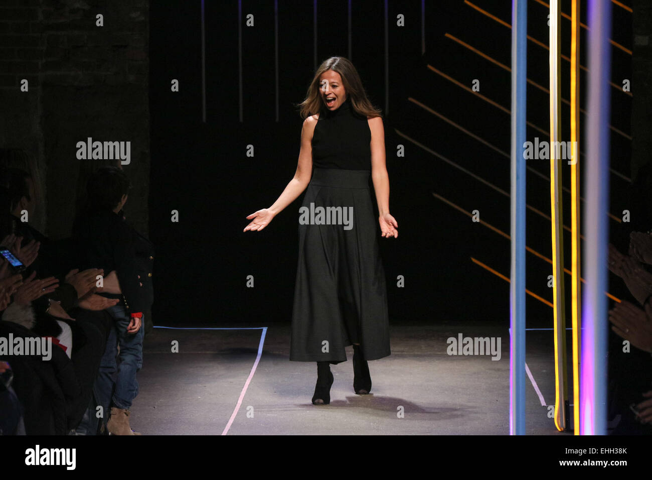 Michelle Smith walks runway at the Milly By Michelle Smith Show during ...