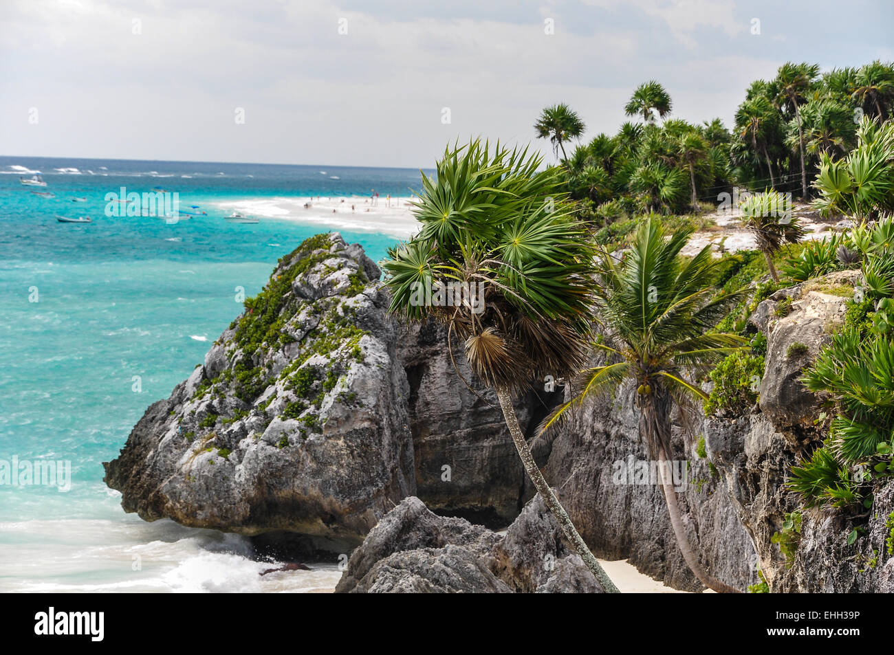 Tulum ruins swim hi-res stock photography and images - Alamy