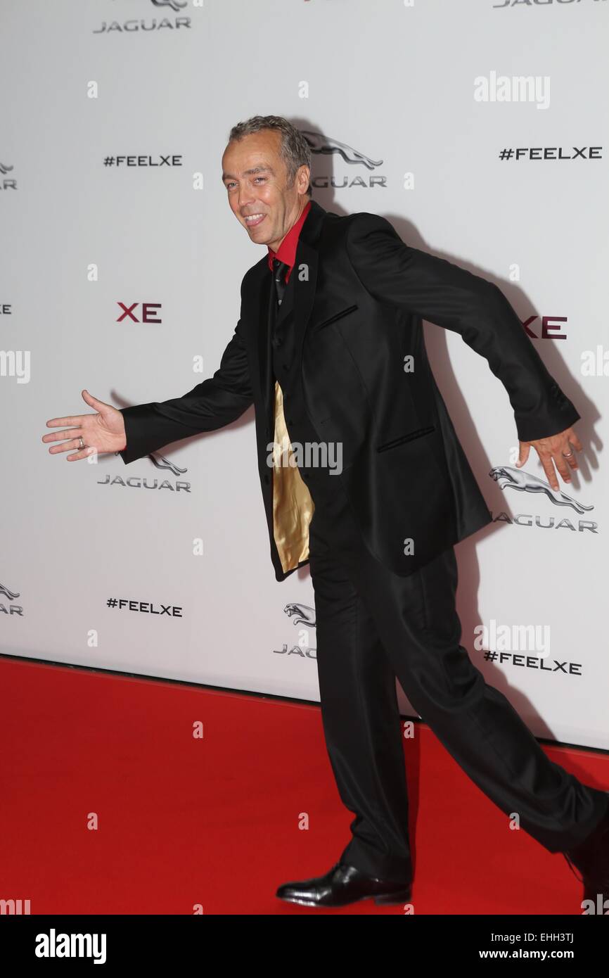 Jaguar launches new XE at Earls court - Arrivals Featuring: John Hannah ...