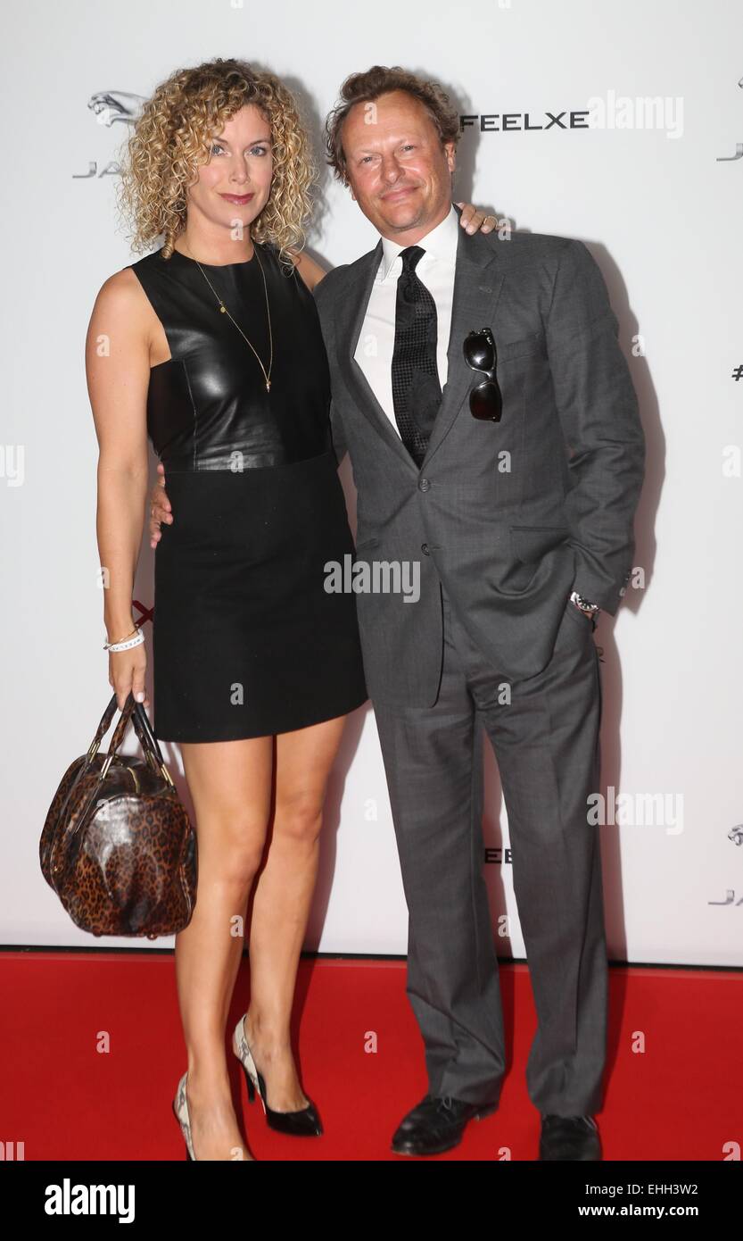 Jaguar launches new XE at Earls court - Arrivals Featuring: Sally-Ann ...