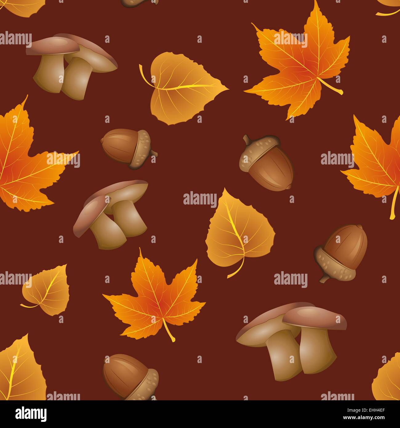seamless pattern - Autumn Stock Photo - Alamy