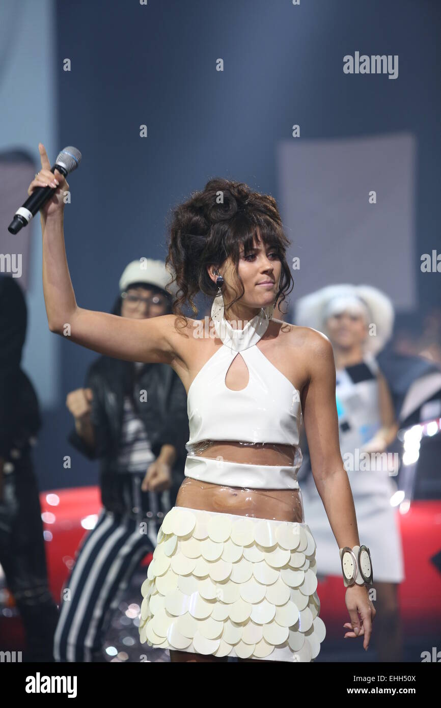 Jaguar launches new XE at Earls Court - Inside Featuring: Eliza ...