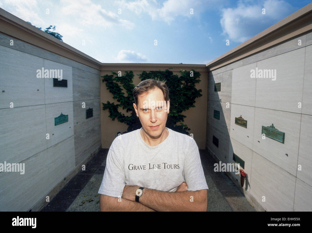 LOS ANGELES, CA – DECEMBER 01: Greg Smith, owner of Grave Line Tours ...