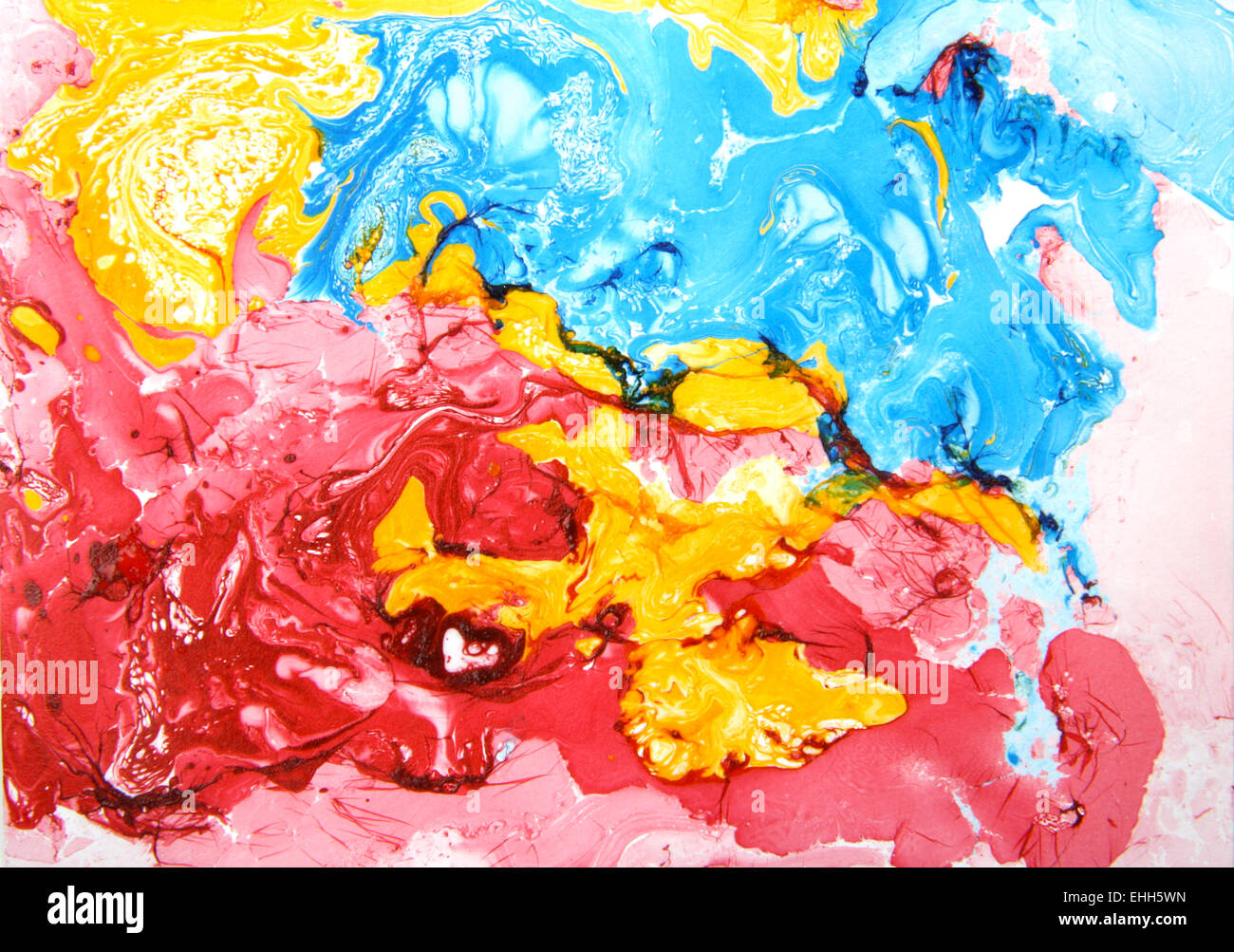 Abstract hand drawn paint background Stock Photo - Alamy